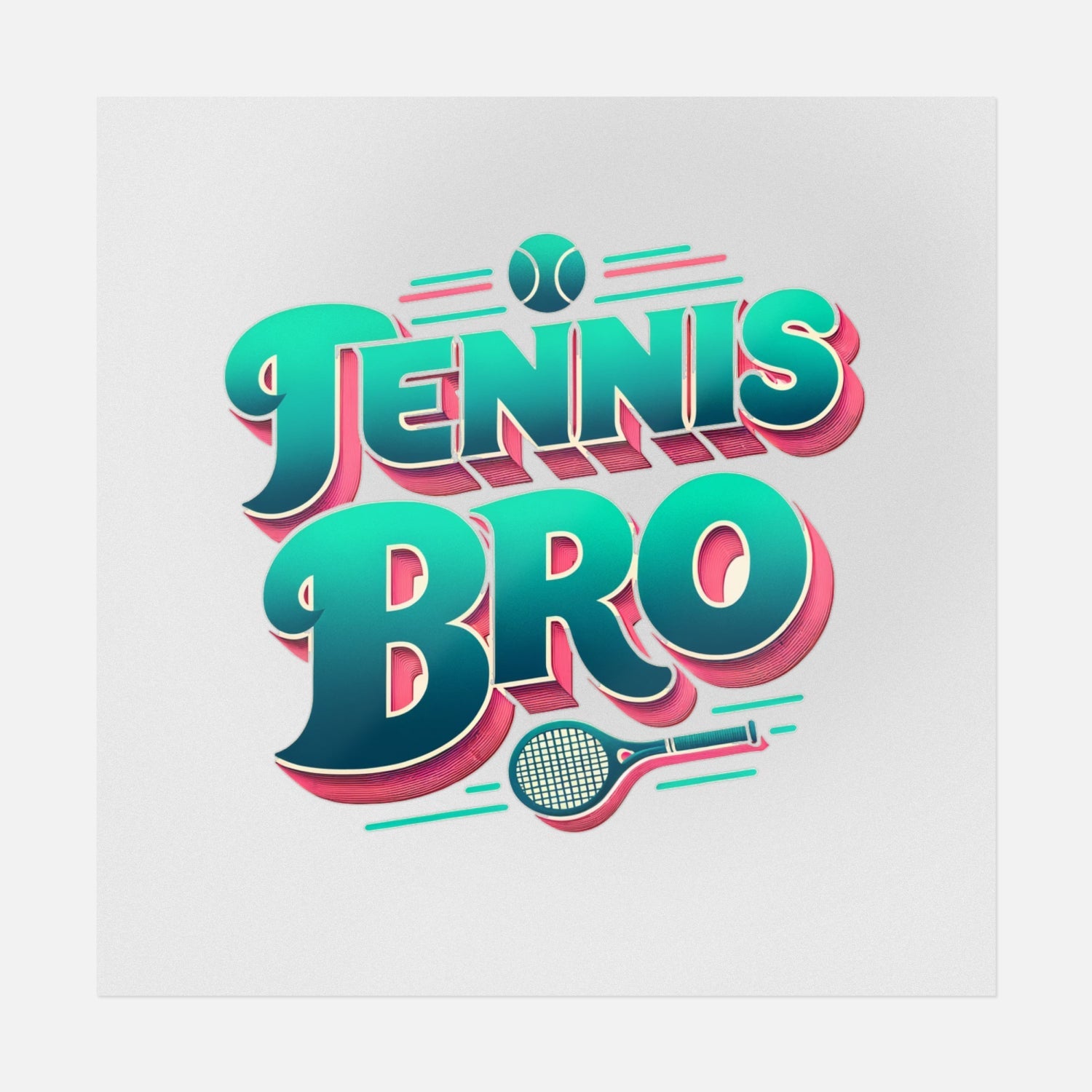 Tennis Bro Handwritten | Tennis Ready-to-Press DTF Transfers