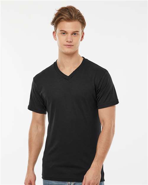 Tultex 207 Poly-Rich V-Neck T-Shirt