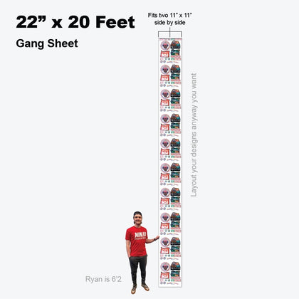 DTF Gang Sheets | Custom DTF Gang Sheets w/ 24 Hour Free Shipping