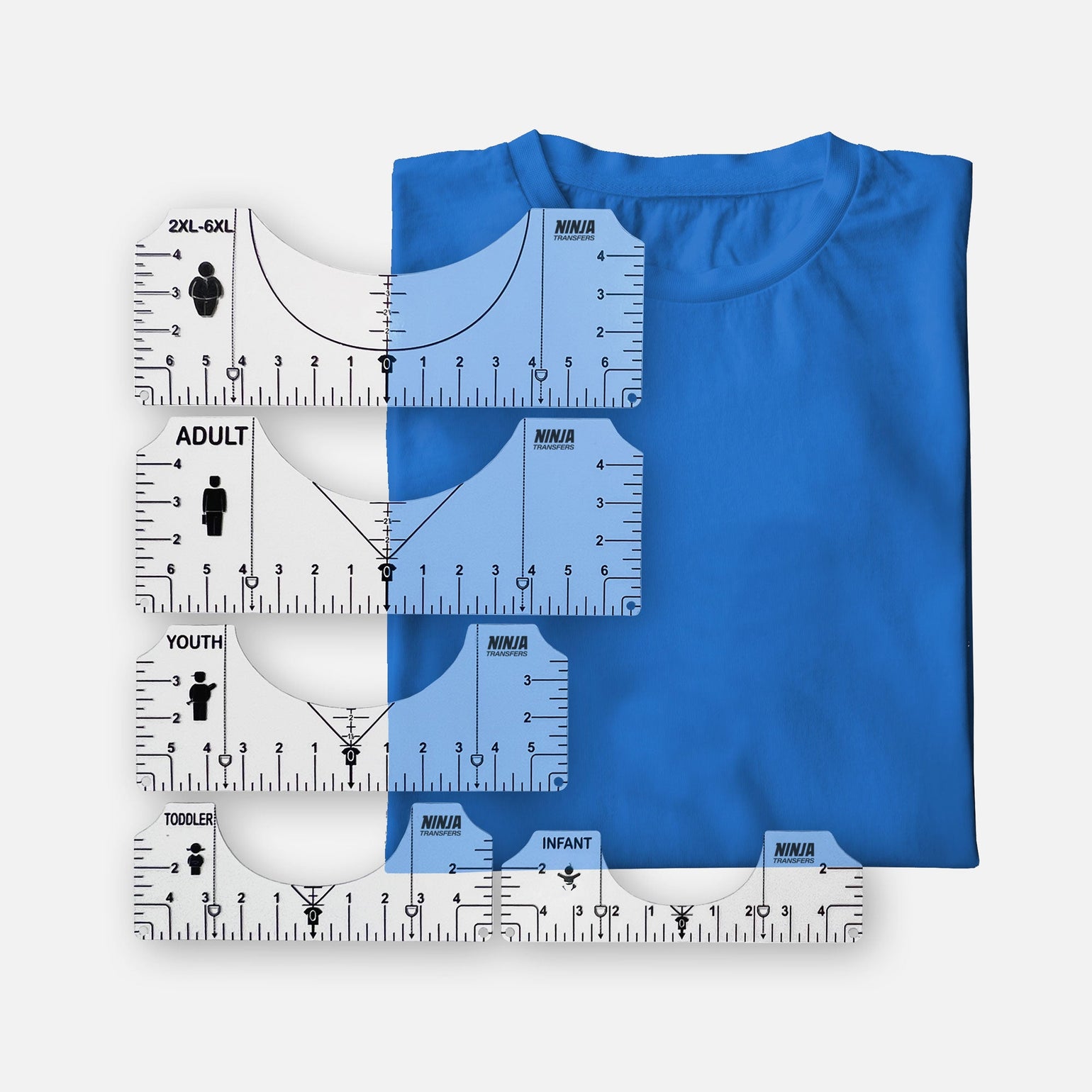DTF Alignment Ruler Set For Transfers