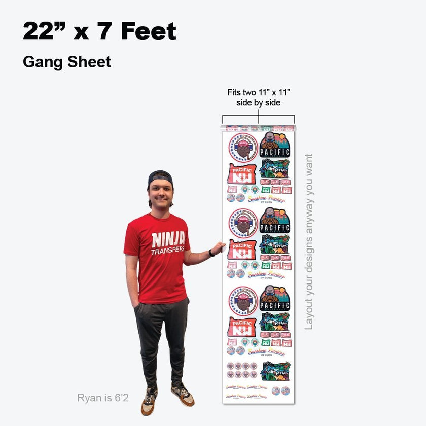 Build Your Own DTF Gang Sheet - 24 Hour Free Shipping